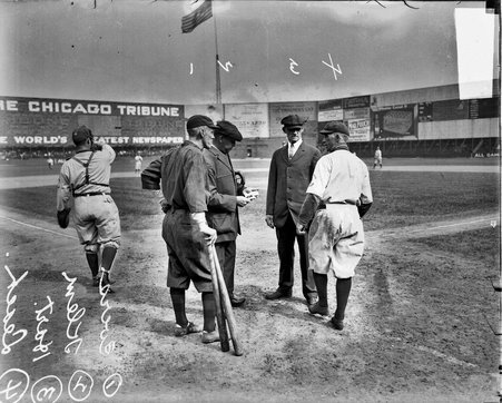 Chicago History Museum Images - Boston Braves baseball player Evers and ...