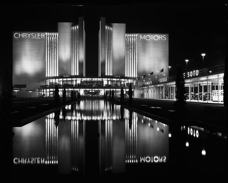 Chicago History Museum Images - Exterior view of Chrysler Motors ...