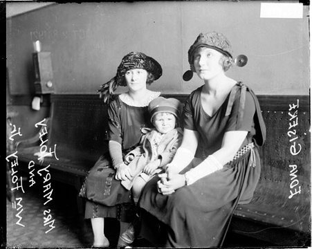 Chicago History Museum Images - Mrs. Mary J. Foley and son William ...
