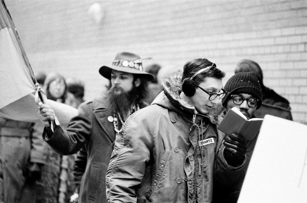 Chicago History Museum Images - A crowd marches in front of the Armed ...